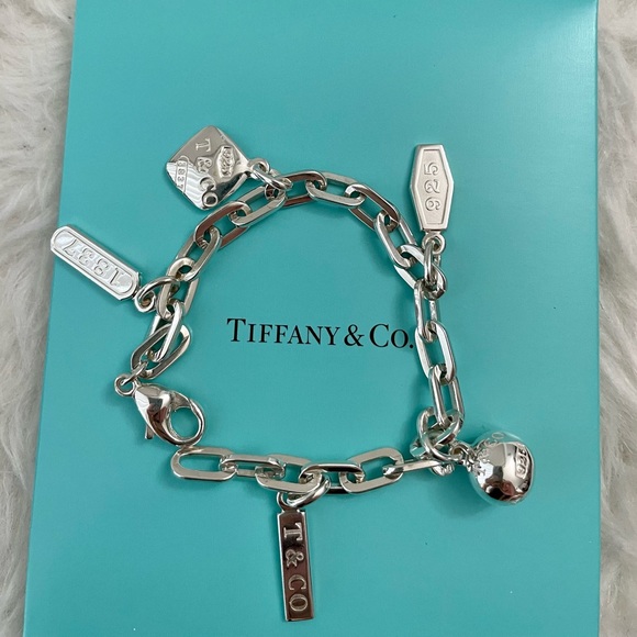 Tiffany & Co. | Jewelry | Tiffany And Co 837 Elements Charm Bracelet ...